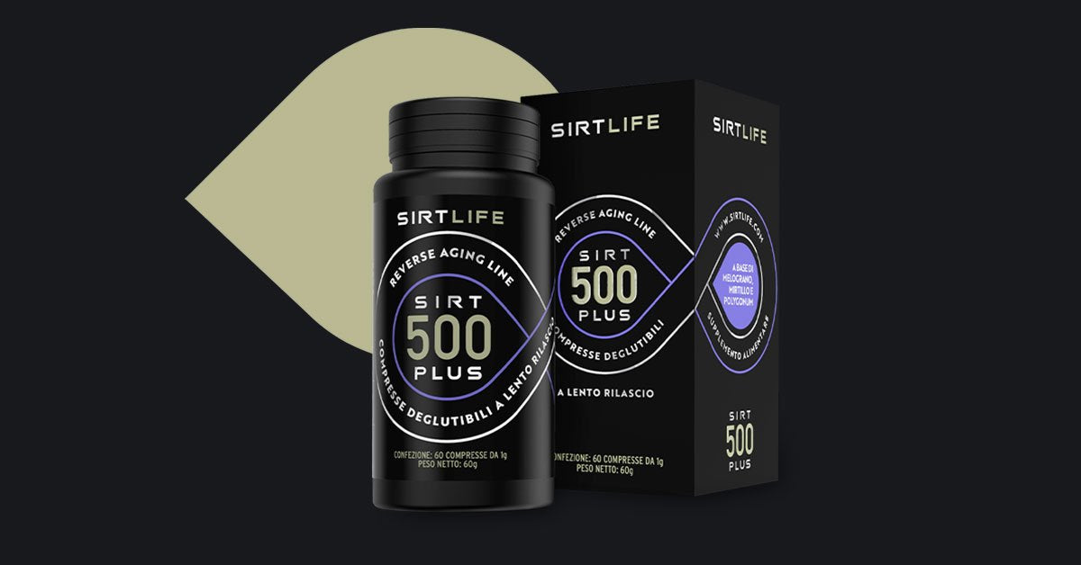 Sirt500 | Integratore produzione di sirtuine | Sirtlife – SirtLife srl